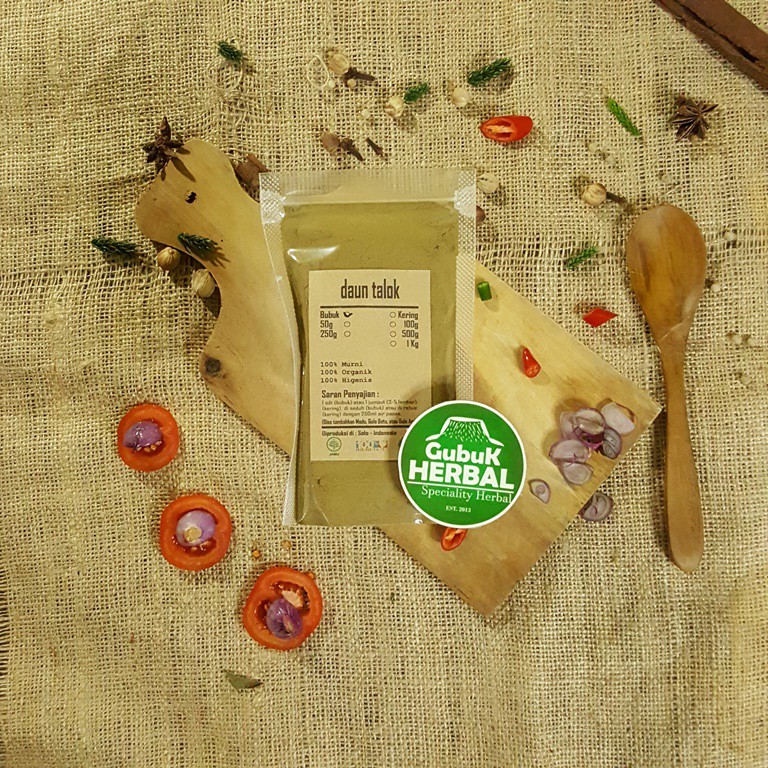 Jual DAUN TALOK KERSEN BUBUK 100 GRAM - Muntingia Calabura - BUBUK ...