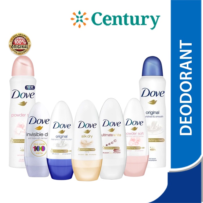Jual Dove Deodoran Series / Deodoran Spray / Roll On | Shopee Indonesia