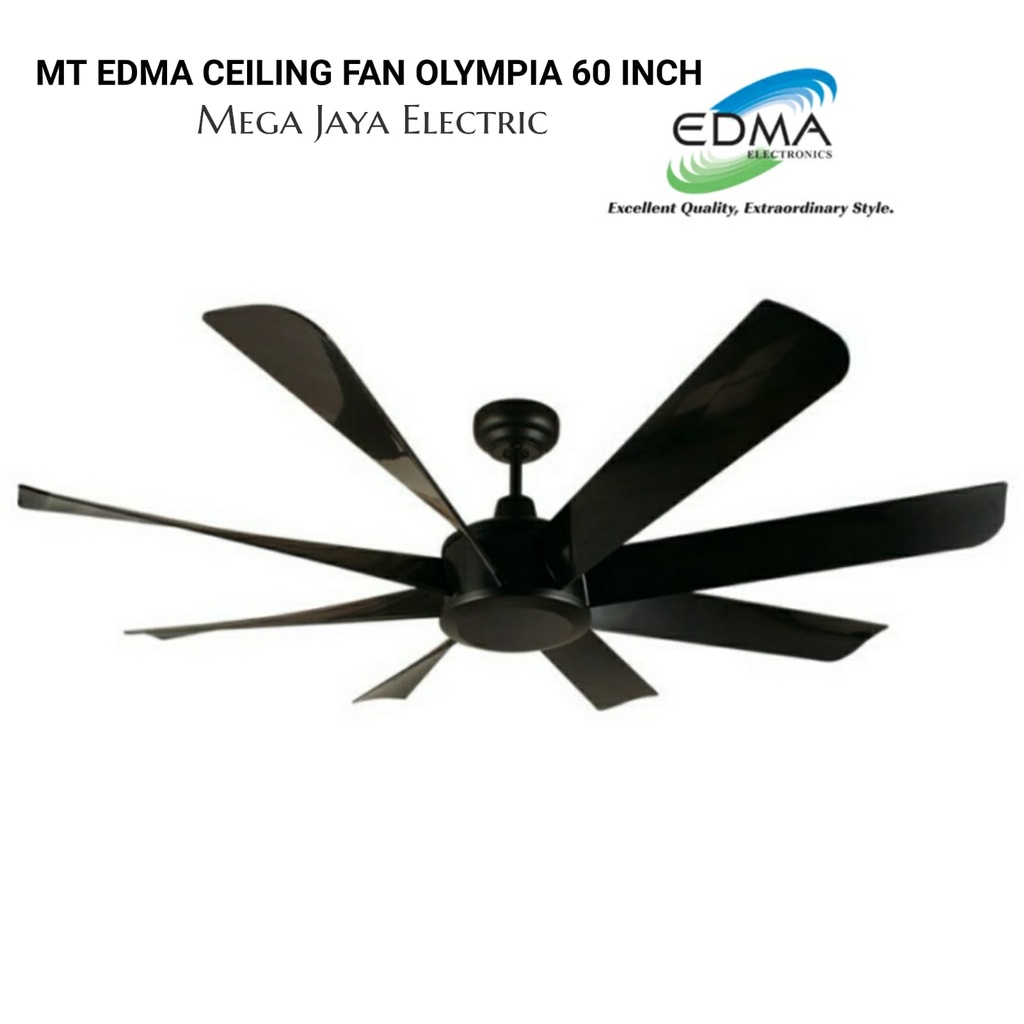 Jual MT EDMA CEILING FAN OLYMPIA 60 INCH REMOTE CONTROL DC MOTOR ...