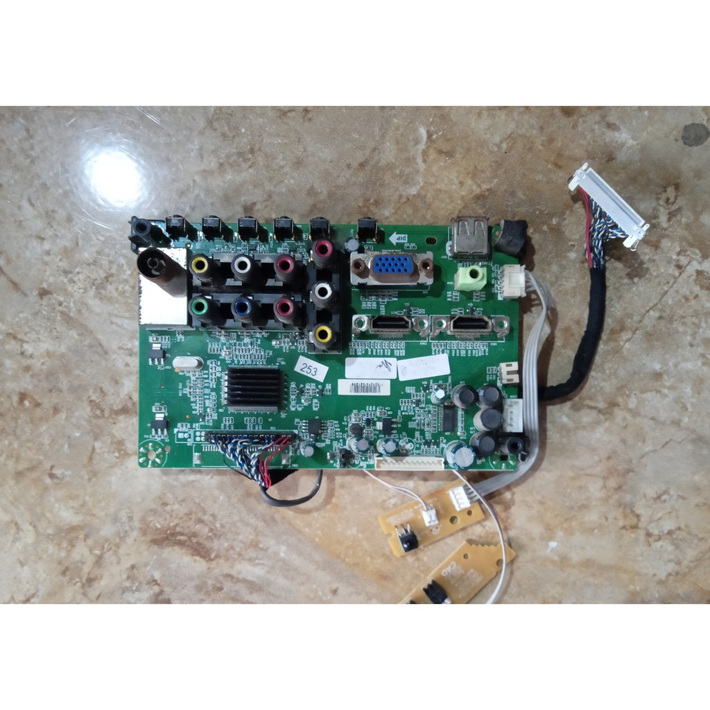 Jual MAINBOARD MOTHERBOARD MESIN TV MB TV LED POLYTRON PLD 24T810 | Shopee Indonesia