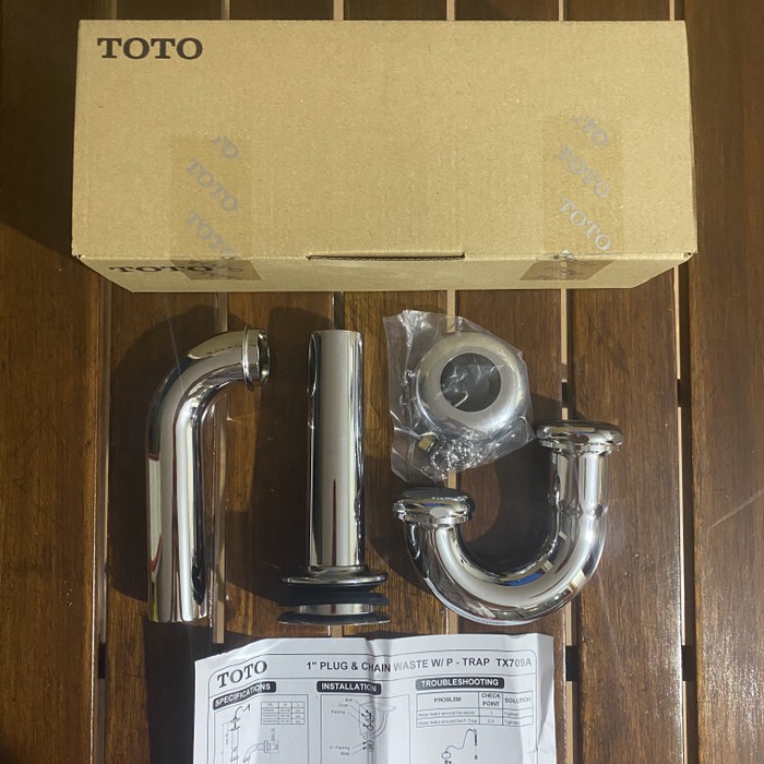 Jual Sifon Angsa / Pembuangan Air Westafel Merk TOTO | Shopee Indonesia