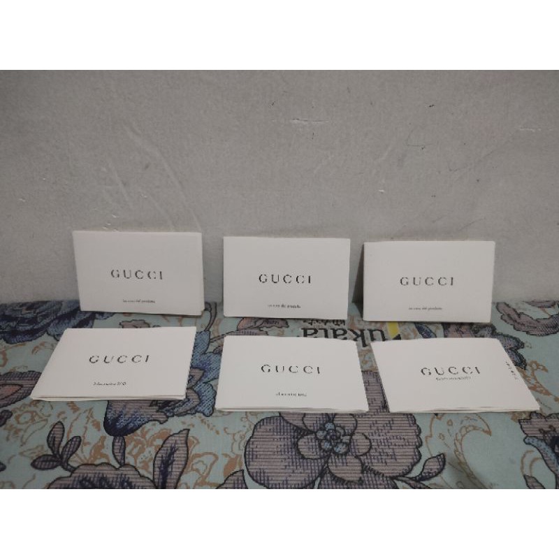 Jual care card gucci authentic / card gucci original | Shopee Indonesia