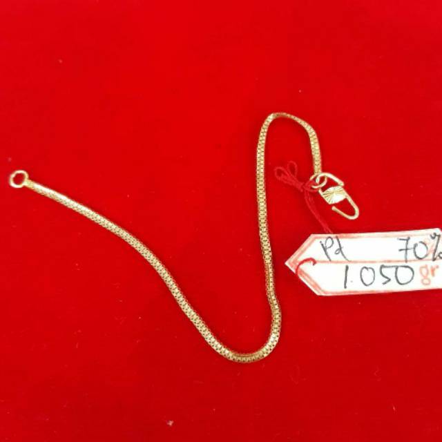 Jual GL592H159H gelang anak model italy double emas kuning asli berat 1 ...