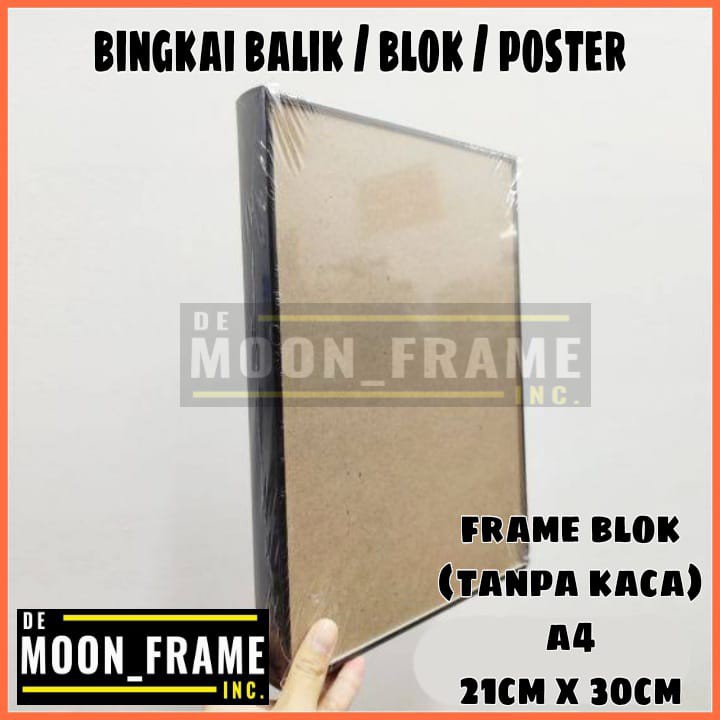 Jual bingkai frame blok / balik / poster A4(21cmx30cm) | Shopee Indonesia