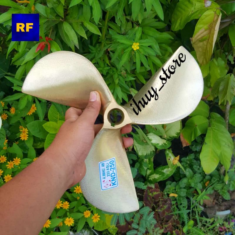Jual kipas perahu propeller kapal bahan kuningan type TS.250 | Shopee ...