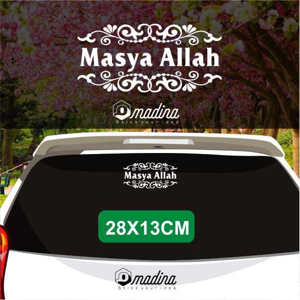 Jual Stiker Masya Allah Kaligrafi Mobil Madinasolo | Shopee Indonesia