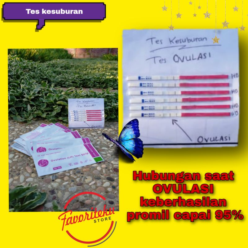 Jual TES KESUBURAN/TES OVULASI/TES MASA SUBUR/STRIP TES KESUBURAN/STRIP ...