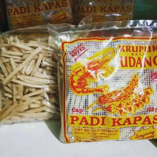 Jual Kerupuk Udang Special Stick Padi Kapas Kemasan 250 Gram | Shopee ...