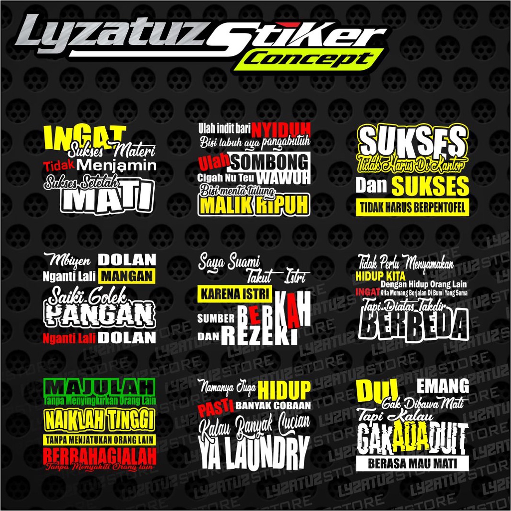 Jual Stiker Kaca Mobil dan Truck Stiker Cutting Sticker Kata Kata Kaca ... Jual Stiker Kaca Mobil dan Truck Stiker Cutting Sticker Kata Kata Kaca ...