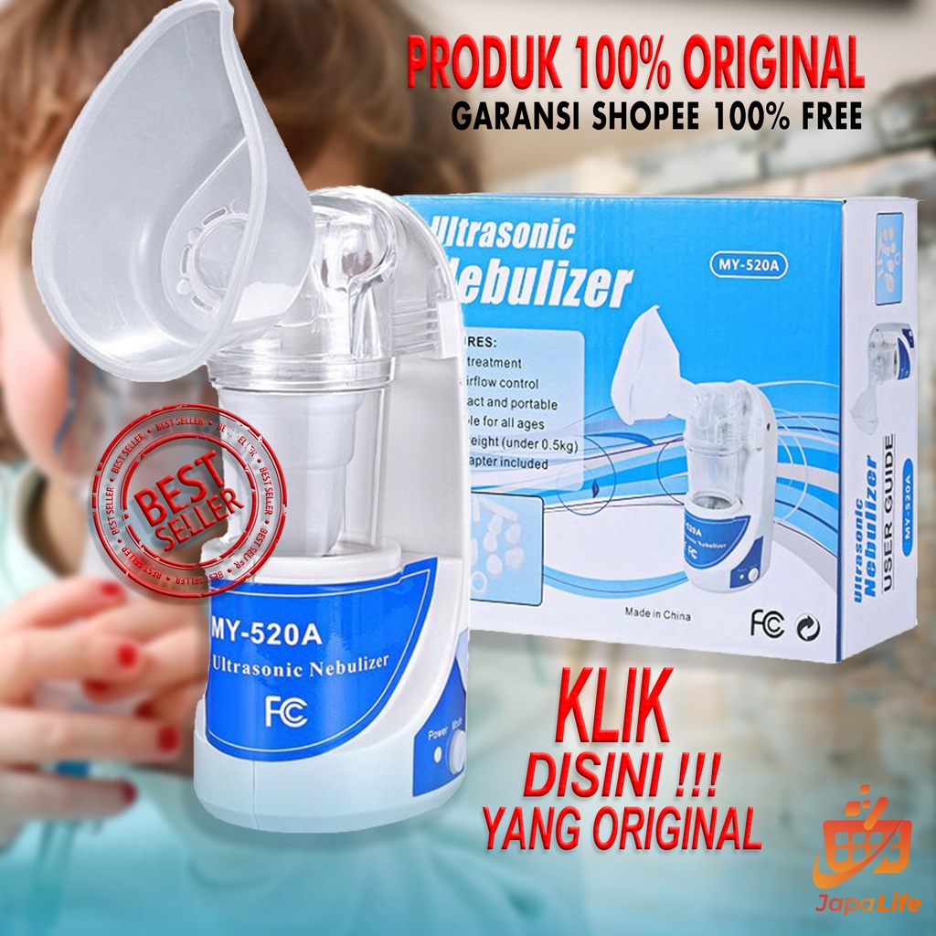 Jual TaffOmicron Alat Uap Pernafasan Nebulizer Anak / Dewasa Portable Inhaler Asma Ultrasonic ...