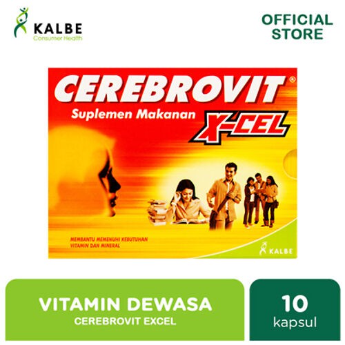 Jual Cerebrovit Excel - Multivitamin Suplemen Makanan | Shopee Indonesia