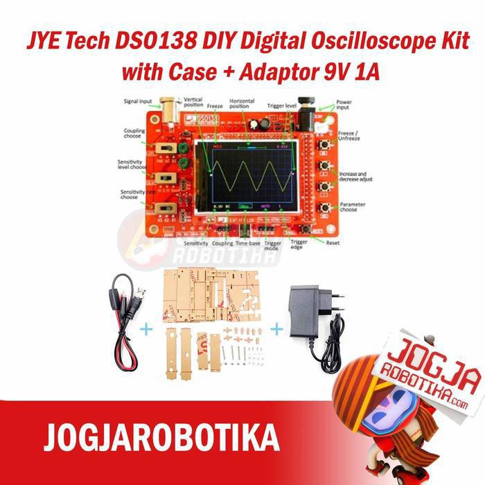 Jual JYE Tech DSO138 DIY Digital Oscilloscope Kit with Case + Adaptor ...