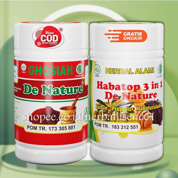 Jual OBAT MALARIA CIKUNGUNYA HERBAL GHOSIAH & HABATOP 3IN1 DE NATURE ...