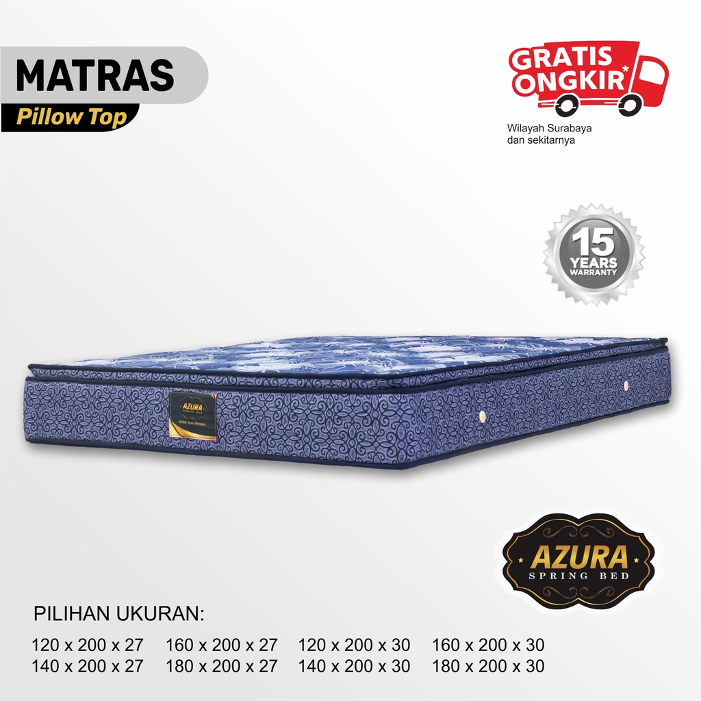 Jual TRENZ FURNITURE - Kasur Matras Azura Plushtop Tempat Tidur Tebal ...