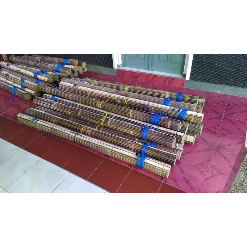 Jual (2x2 meter)Tirai Bambu Kerekan | kere tali | tirai tarik | meter ...