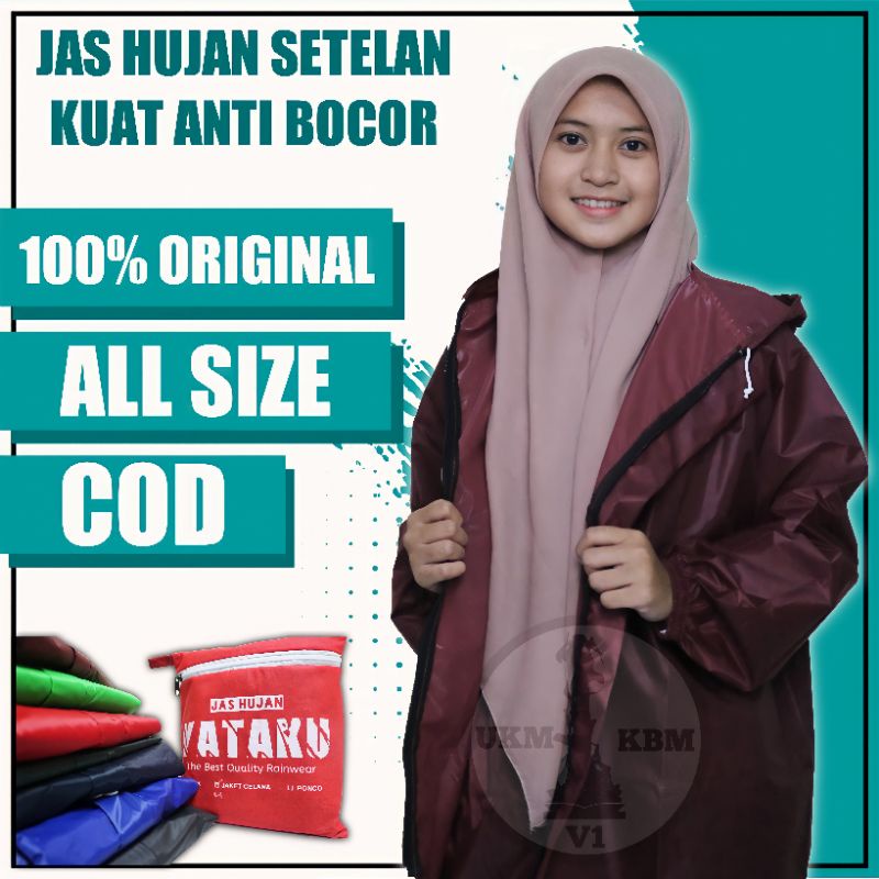 Jual Jas Jaz Hujan Mantel Mantol Hujan Anti Anti Terlaris Setelan Baju Celana Pria Wanita Dewasa ...
