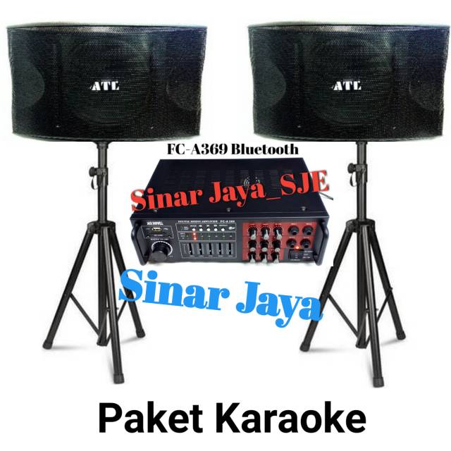 Jual Paket Karaoke 8 Inch ATL + Amplifier bluetooth | Shopee Indonesia