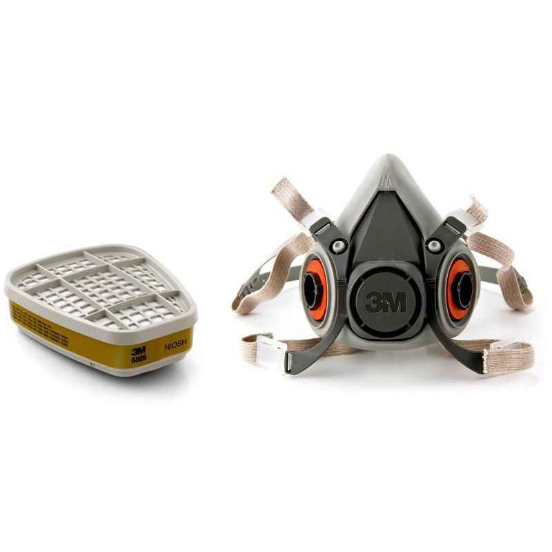 Jual 3M Respirator 6200 & 3M Multi Gas/Organic Vapor 6006 - Complete Set | Shopee Indonesia
