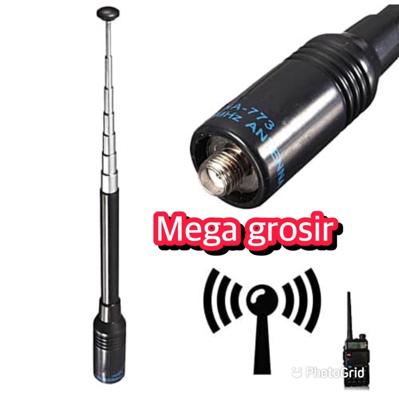 Jual antena ht na 773 sma female / antena ht baofeng | Shopee Indonesia
