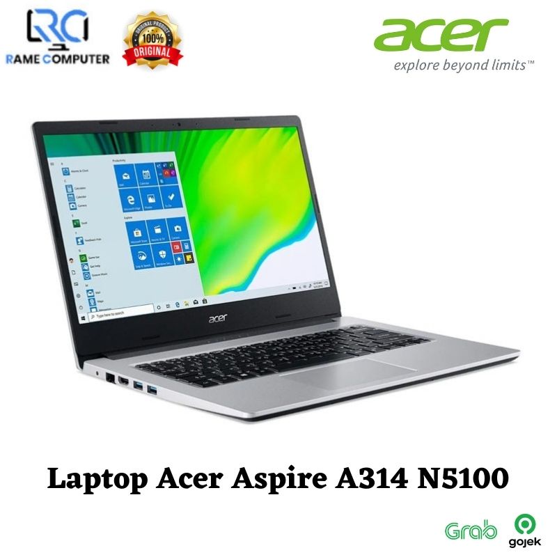Jual Laptop ACER ASPIRE 3 A314-35- N5100 /4GB /256GB/14"HD/WIN10+OHS ...