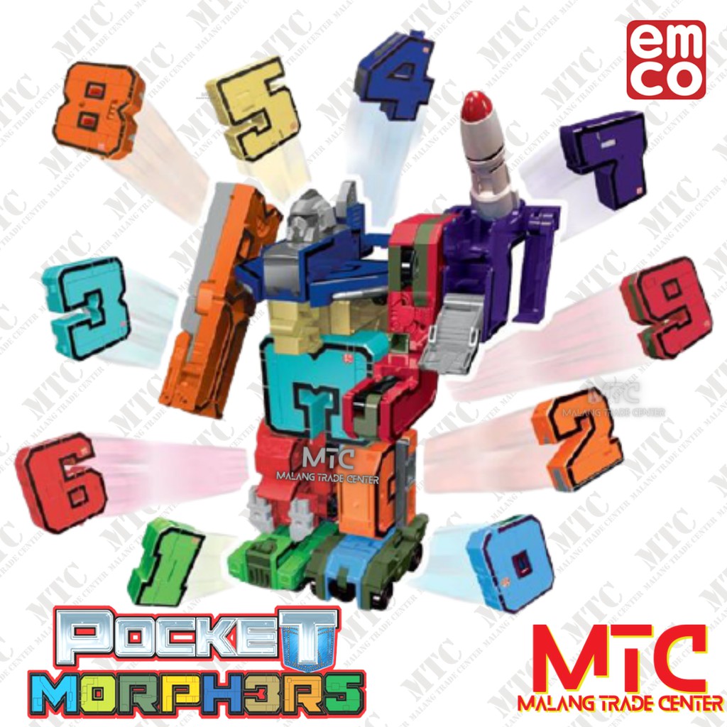 Jual EMCO Pocket Morphers Bisa Dirakit Menjadi Mega Botz FULL SET dapat ...