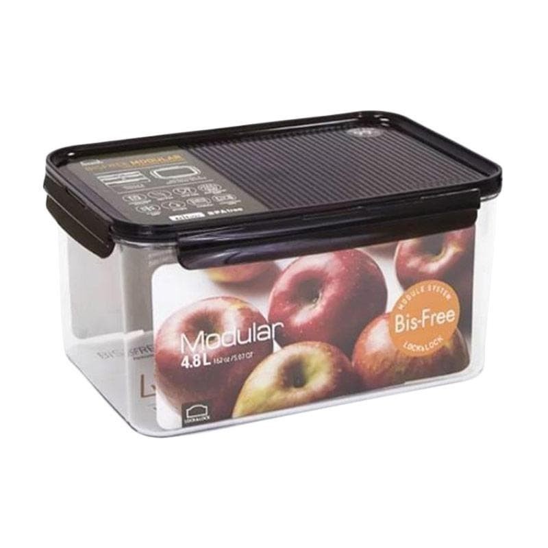 Jual LocknLock LBF408 BISFREE MODULAR RECTANGULAR 4.8LITER | Shopee ...