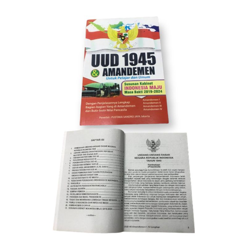Jual Buku UUD 1945 Amandemen | Shopee Indonesia