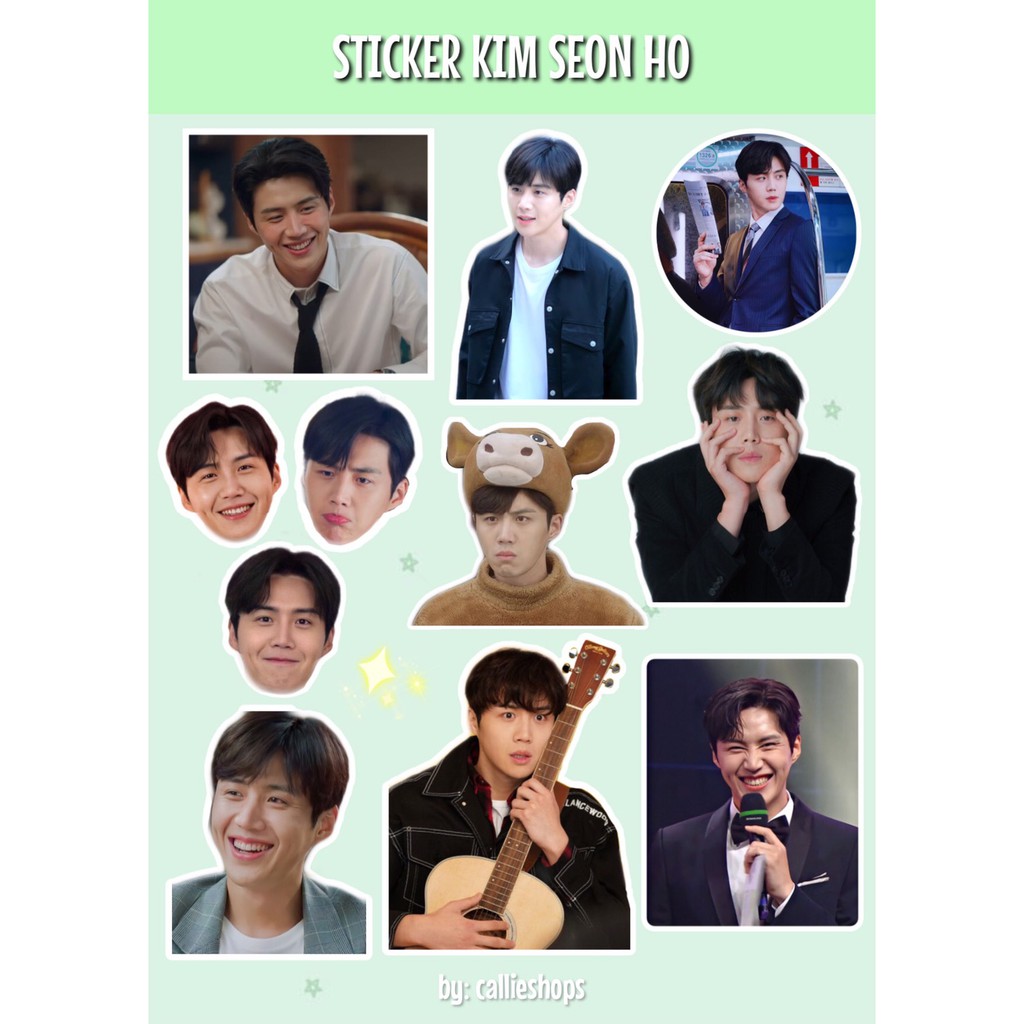 Jual STICKER AKTOR KOREA PARK SEO JOON / KIM SEON HO / CHA EUN WOO ...