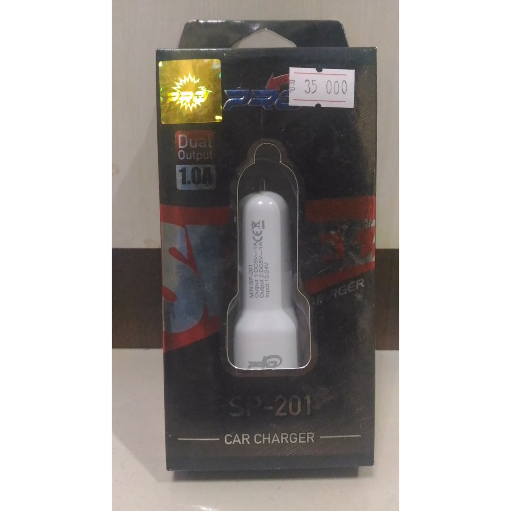 Jual Pro Adaptor Smart Car Charger Saver TC Mobil SP-201 2 USB 2 Output ...