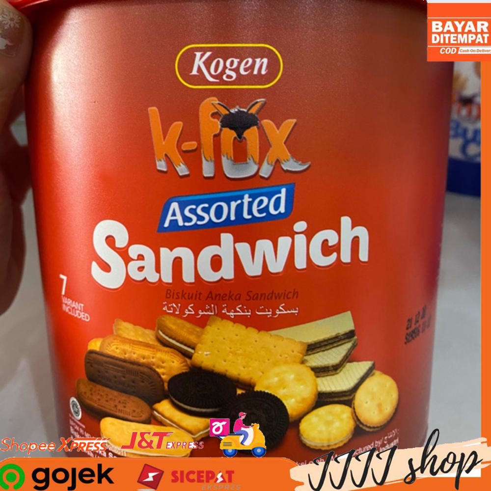 Jual Biskuit Kogen Assorted Sandwich Biskuit Cookies Snack Aneka Rasa ...