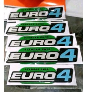 Jual Stiker Euro 4 Timbul Resin | Shopee Indonesia