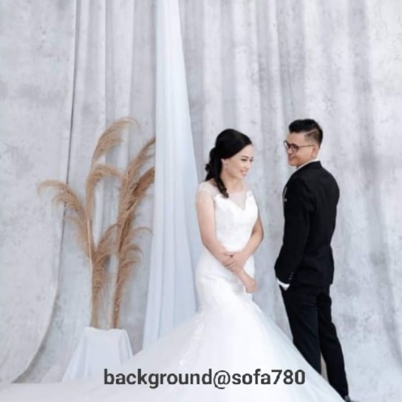 Jual background studio foto muslin abstrak abu2 muda bercak UK 3x6m ...