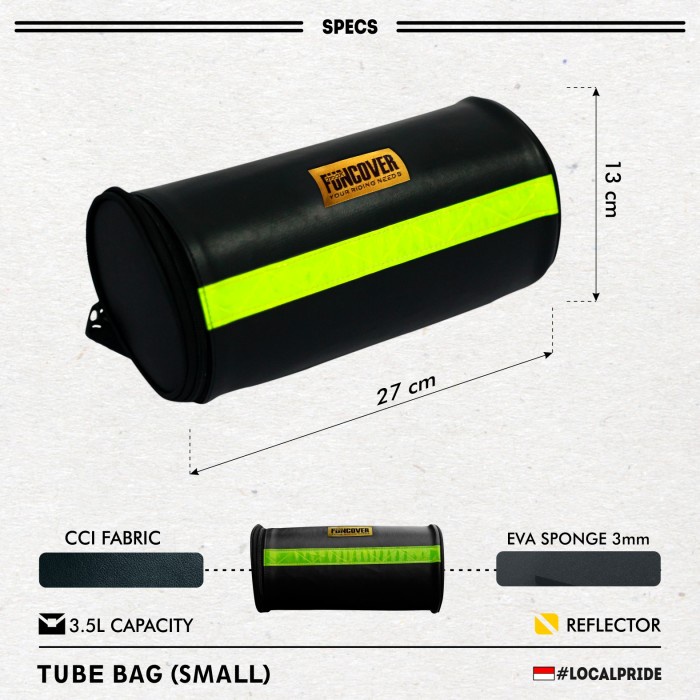 Jual Tabung Tas Jas Hujan Box Jok Tank Tube Bag Bagasi Motor FUNCOVER ...
