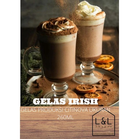 Jual GELAS IRISH / GELAS CAFE SATUAN PCS | Shopee Indonesia