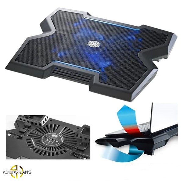 Jual Cooler Master NotePal X3 - Gaming Laptop Cooling Pad Blue LED Fan ...