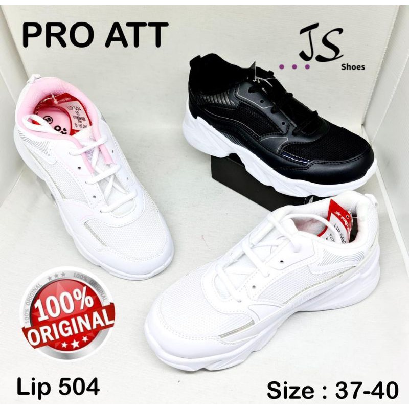 Jual PRO ATT LIP 504 - SEPATU SNEAKERS TALI CEWEK DEWASA PRO ATT ORIGINAL | Shopee Indonesia