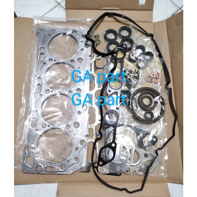 Jual gasket full set paking set kop mitsubishi triton L200 2500cc KB4T ...