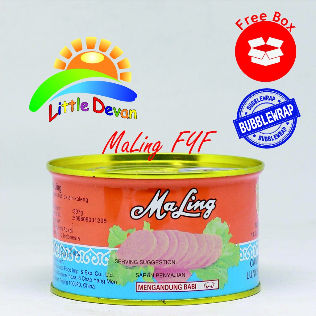 Jual ma ling ham / maling ham kaleng FYF 397gr non halal exp '24 ...