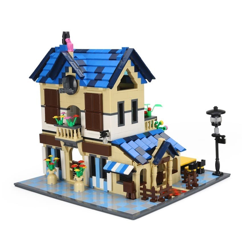 Jual The Rural Villa Architecture - Building Block Puzzle Brick Mainan ...