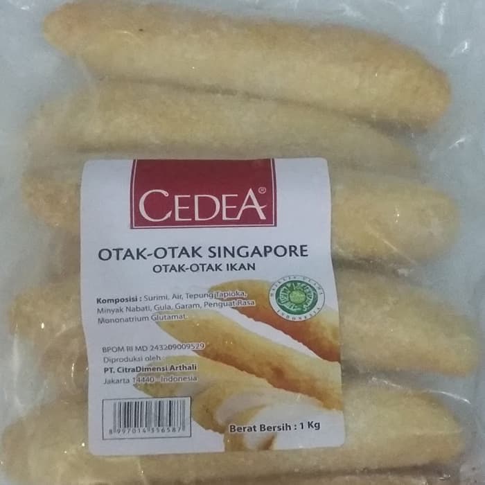 Jual CEDEA Otak otak Ikan Singapur 1kg | Fish Cake Singapore 1 kg ...