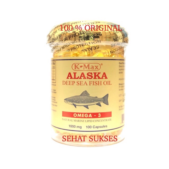 Jual K-Max ALASKA DEEP SEA FISH OIL OMEGA 3 | Shopee Indonesia