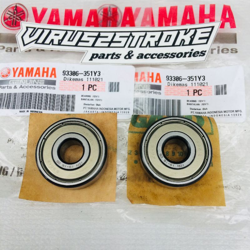 Jual Bearing Laher Laker 6301 Set Roda Tromol Belakang Yamaha F1ZR FIZR ...