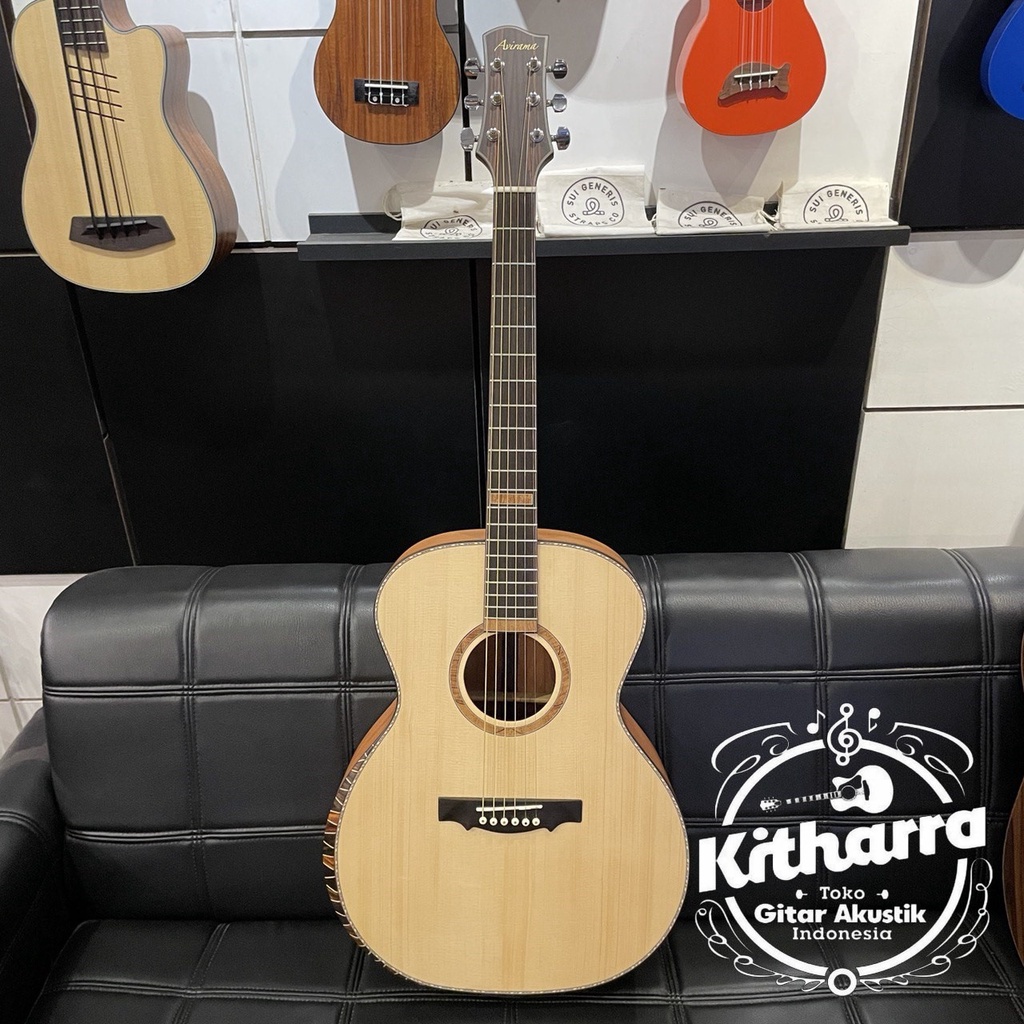 Jual Gitar Akustik Avirama Grand Auditorium Spruce Mahogany | Shopee ...