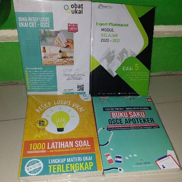 Jual Paket 4 buku modul ukai,1000soal ukai, OSCE, resep lulus ukai CBT-OSCE | Shopee Indonesia