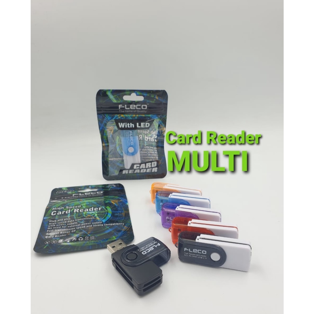 Jual CARDREADER FLECO CR20 ALL IN 1 - MULTI FUNGSI | Shopee Indonesia