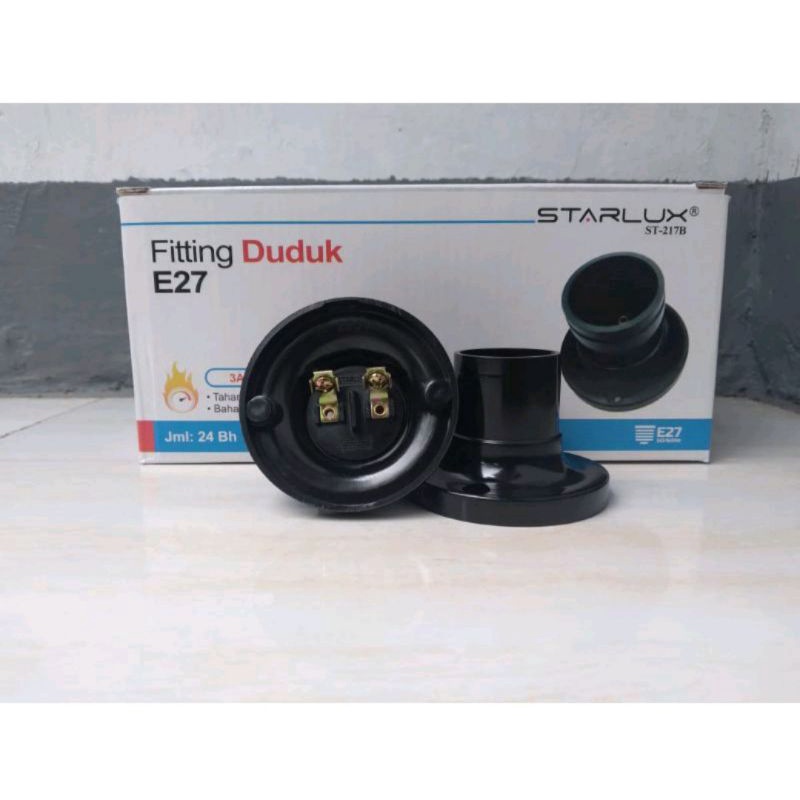 Jual fitting plafon hitam/fitting tempel lampu murah | Shopee Indonesia