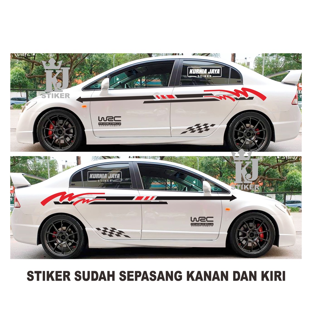 Jual STIKER MOBIL CUTTING STIKER STRIPE LIST MOBIL SEDAN VIOS COROLLA ...