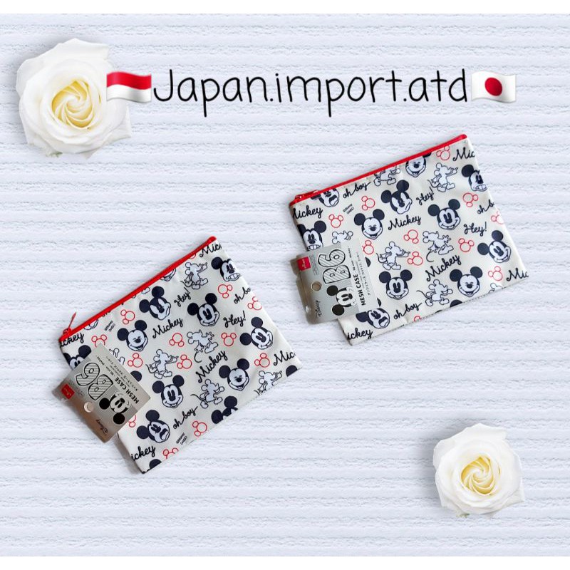 Jual Daiso Mickey Mouse B6 Size Mesh Case Original Japan | Shopee Indonesia
