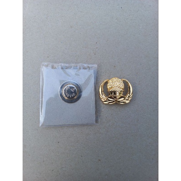 Jual PAPAN NAMA PDH + PIN KORPRI ( HITAM DOFF ) | Shopee Indonesia