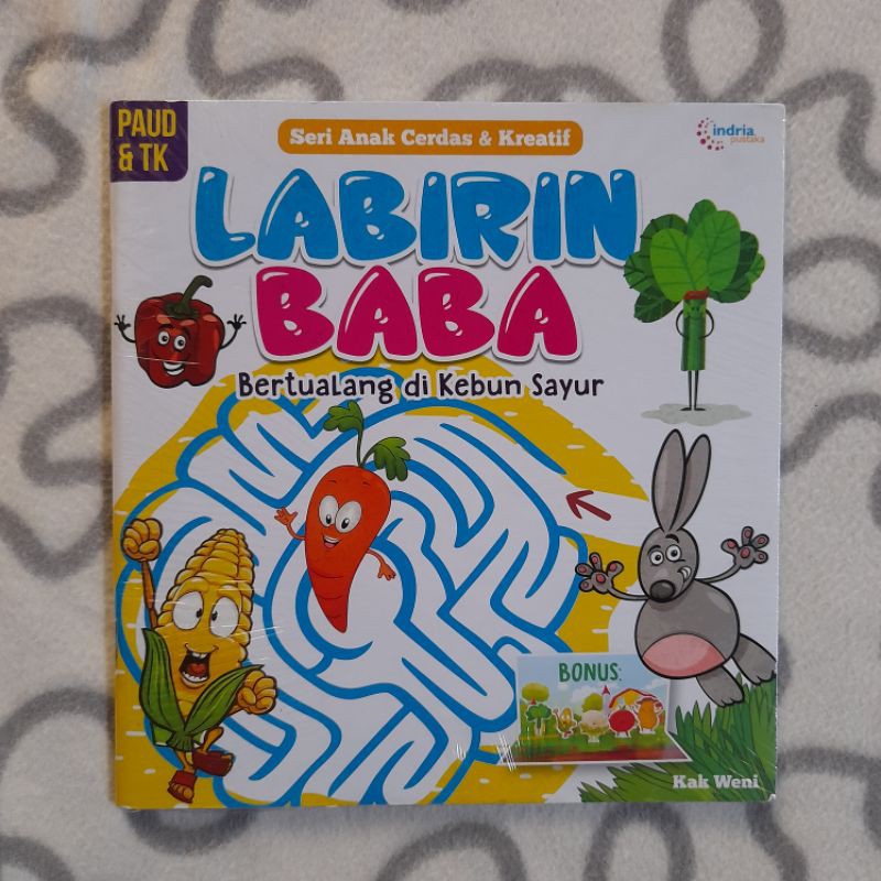 Jual seri anak cerdas dan kreatif Labirin Baba: Bertualang di kebun ...